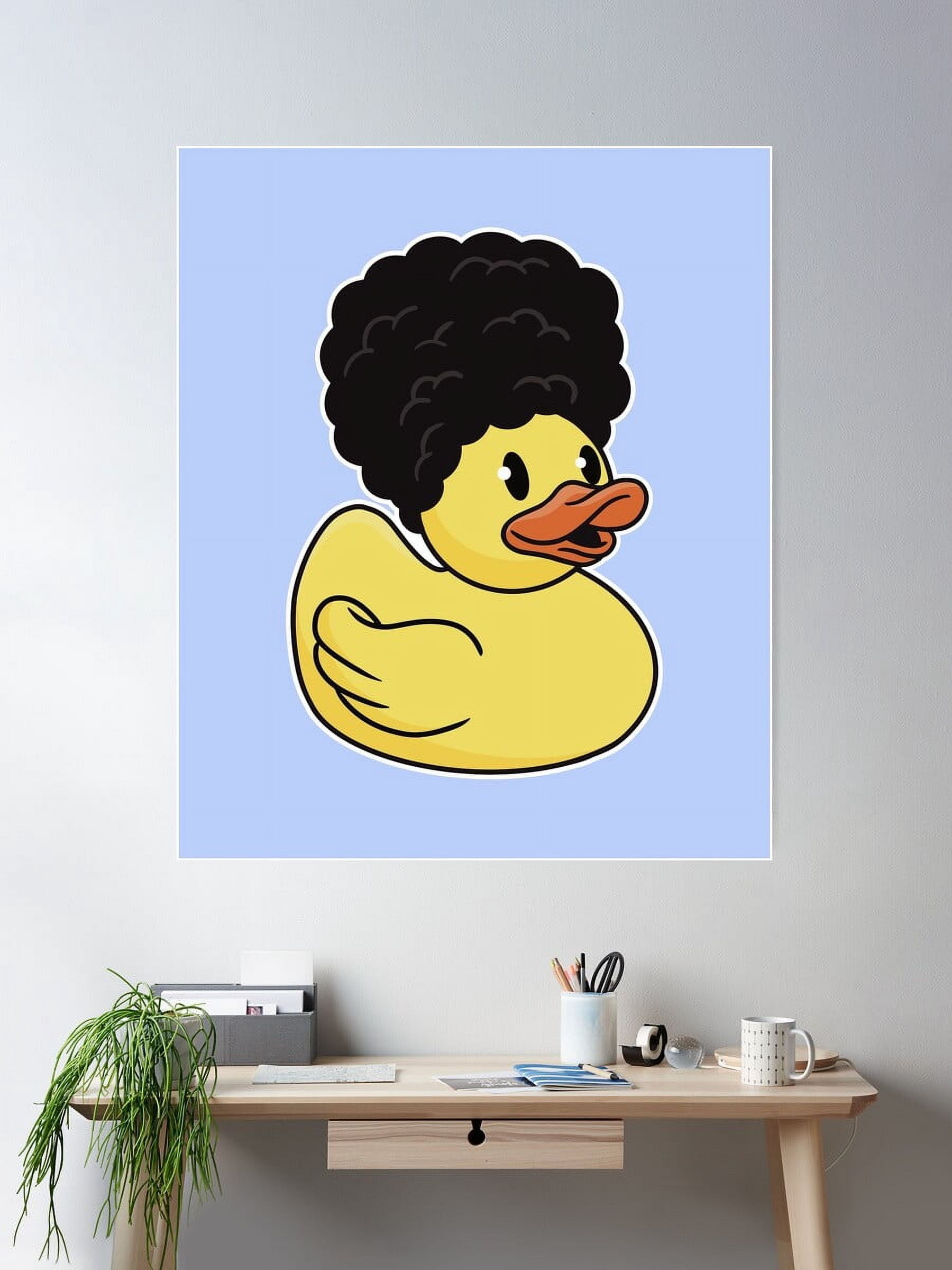Kna Prints - Rubber Duck With Curls Poster , UNFRAMED-12x18 - Walmart.com