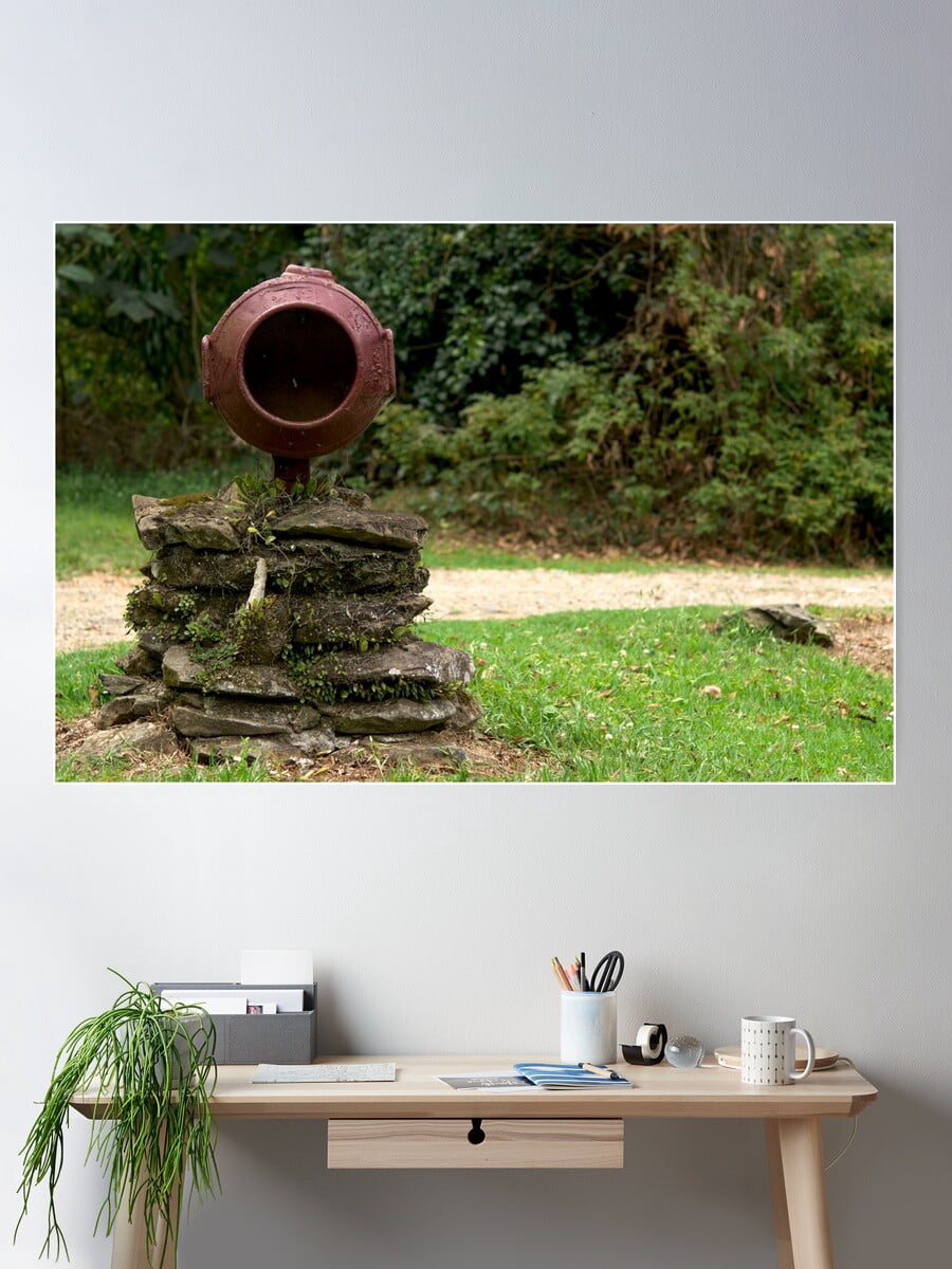 Kna Prints - Rural Barrell Rustic Large Letterbox Road Grass Forest ...