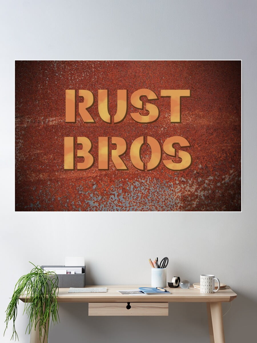Kna Prints - Rust Bros Logo From Rust Valley Restorers Poster Wall Art ...