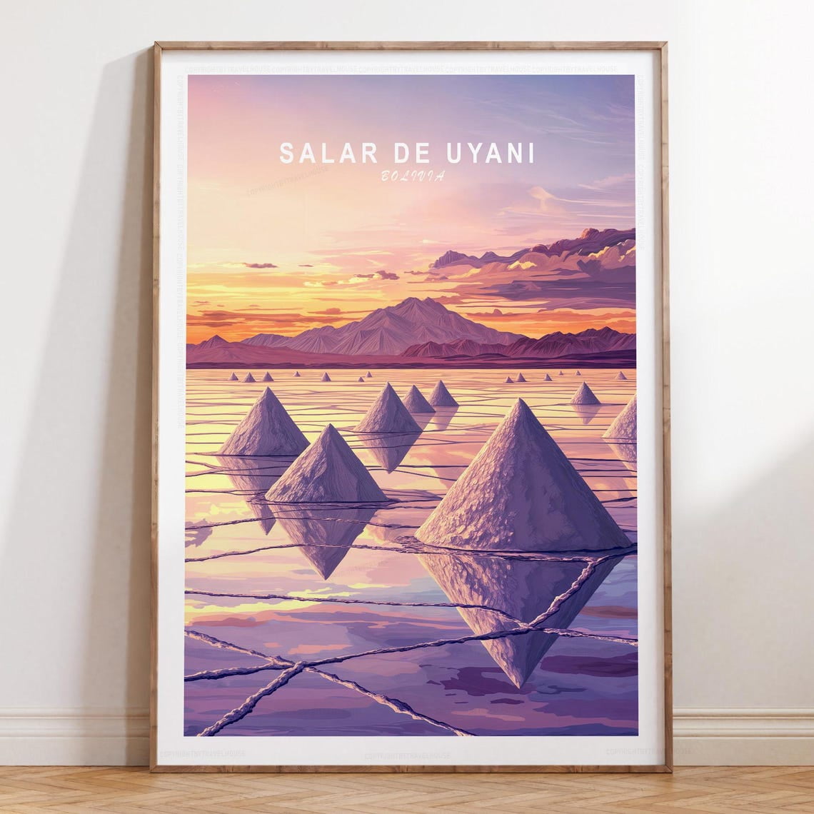 Kna Prints - Salar De Uyuni Wall Art Print, Salar De Uyuni Bolivia ...