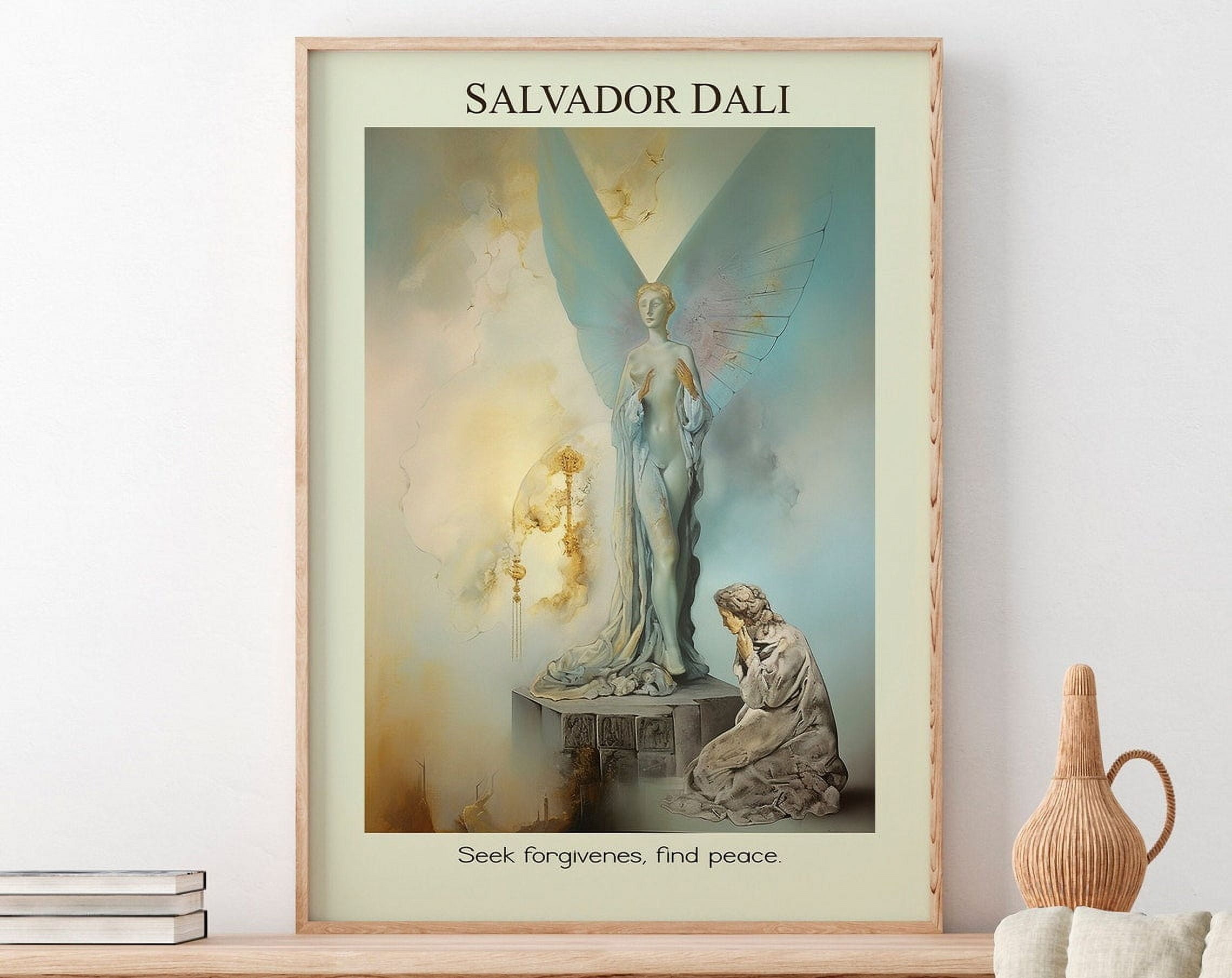 Kna Prints - Salvador Dali, Find Peace , Salvador Dali Print, Dada ...