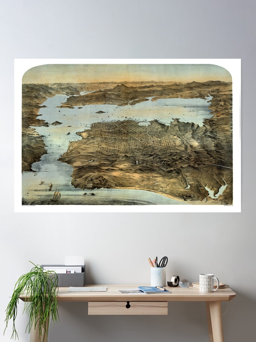 Kna Prints - San Francisco - California - United States - 1868 Poster ...