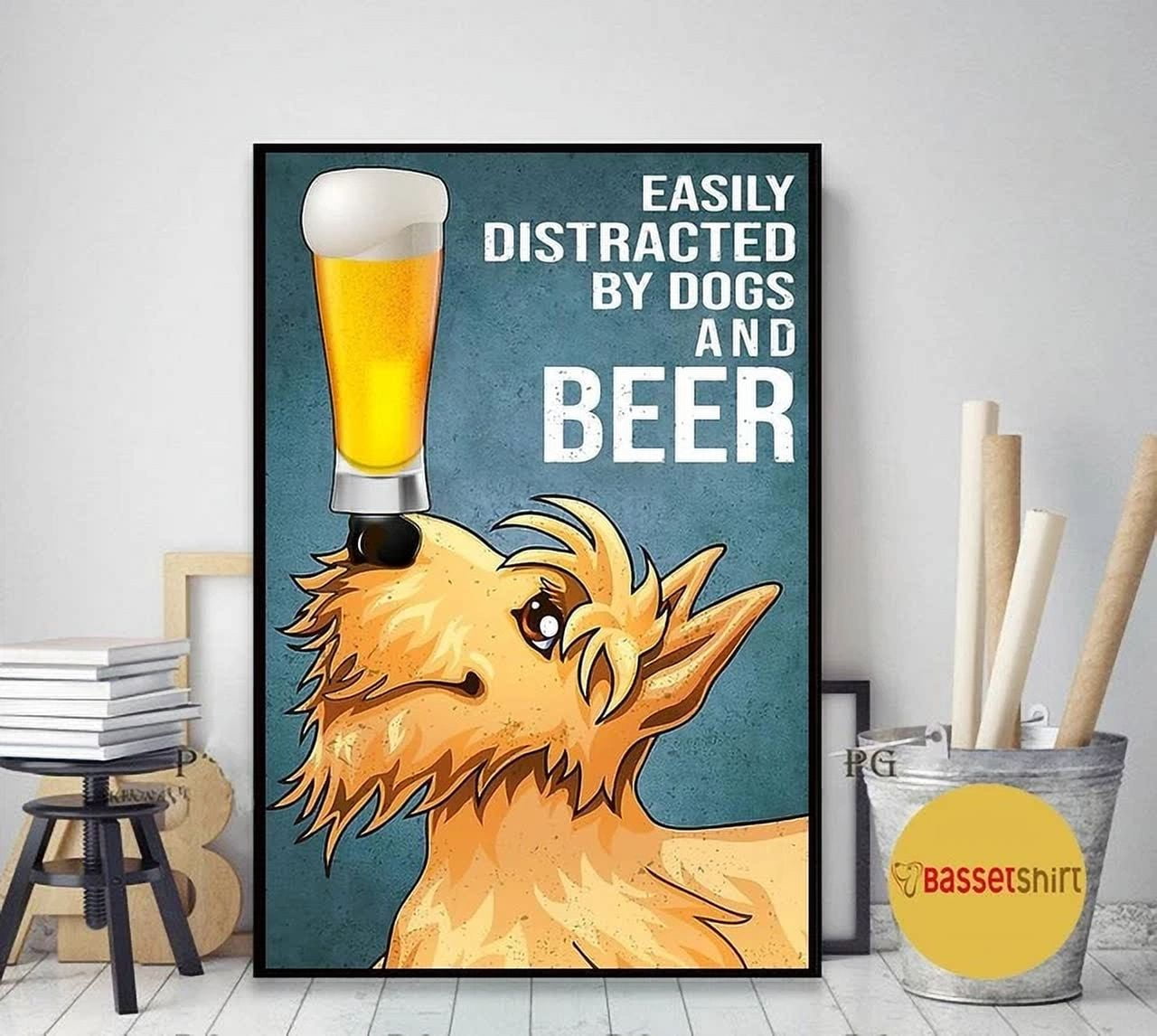 Kna Prints - Scottish Terrier Easily To Distracted By Dogs And Beer ...