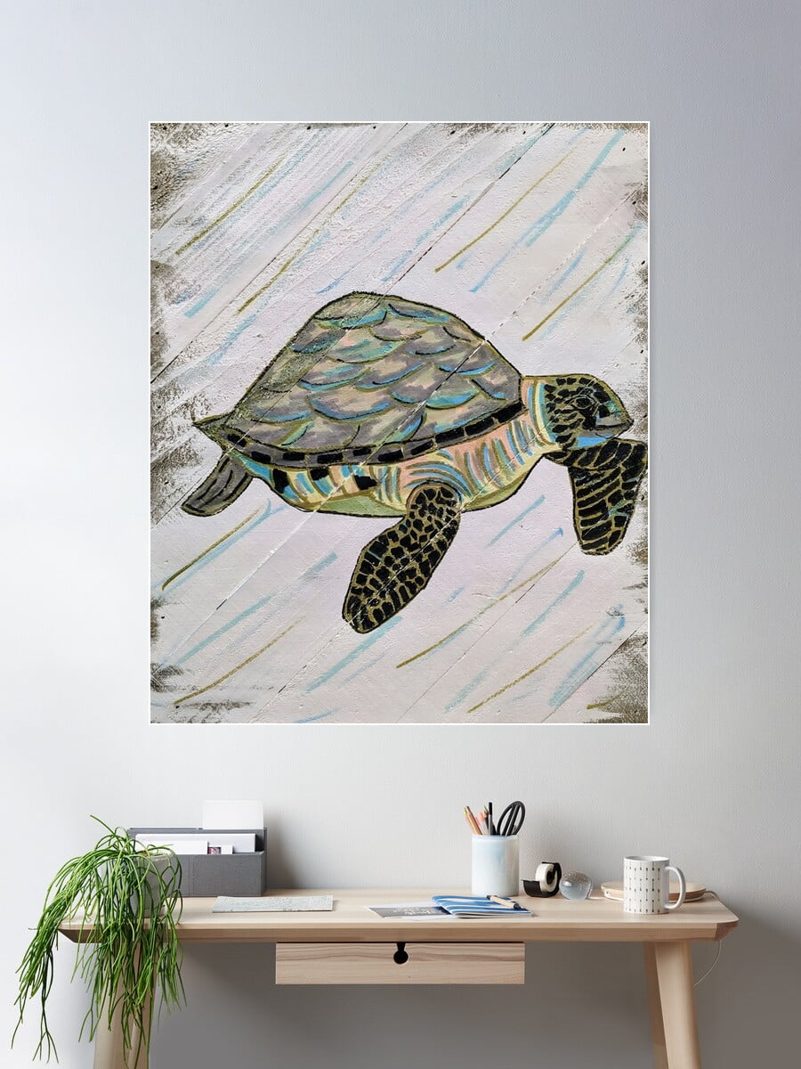 Kna Prints - Sea Turtle Art Poster Wall Art, Modern Wall Decor For ...