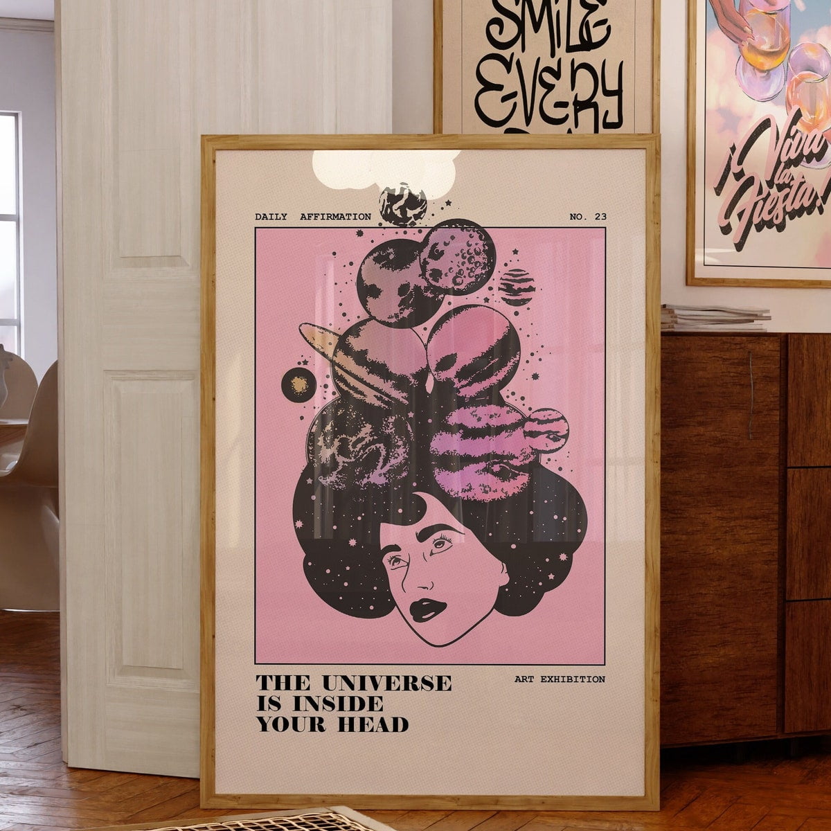 Kna Prints - Self Affirmation Poster, Aura Poster, Funky Wall Decor ...