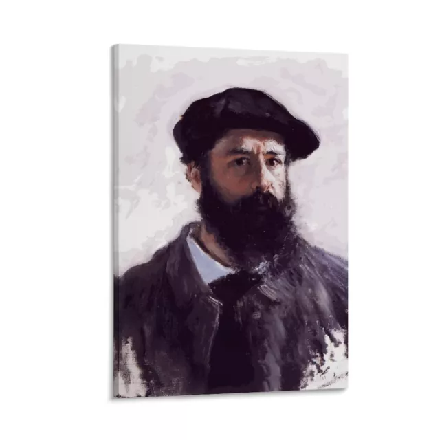 Kna Prints - Self Portrait With Beret Claude Monet - Portrait Poster ...