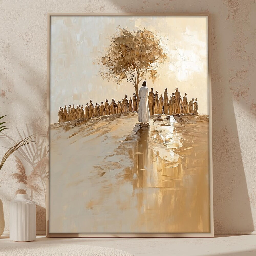 Kna Prints - Sermon On The Mount Wall Art, Matthew 6, Bible Poster ...