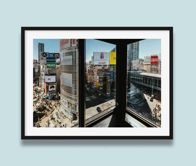 Kna Prints - Shibuya Crossing Print | Shibuya Windows Original Art ...