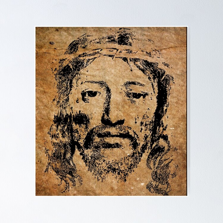 Kna Prints - Shroud O Jesus Poster Wall Art Print For Home Decor ...