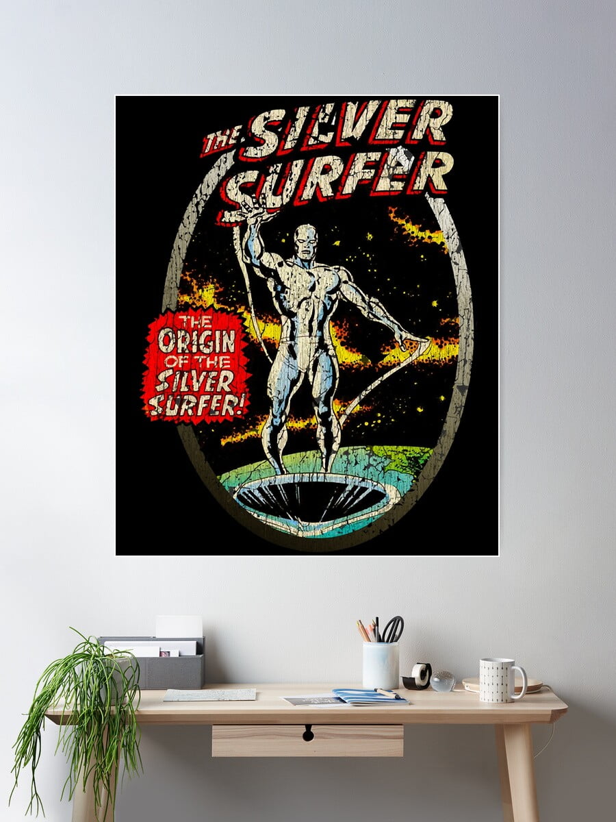 Kna Prints - Silver Surf 1978 Cartoons Vintage Poster , UNFRAMED-16x24 ...