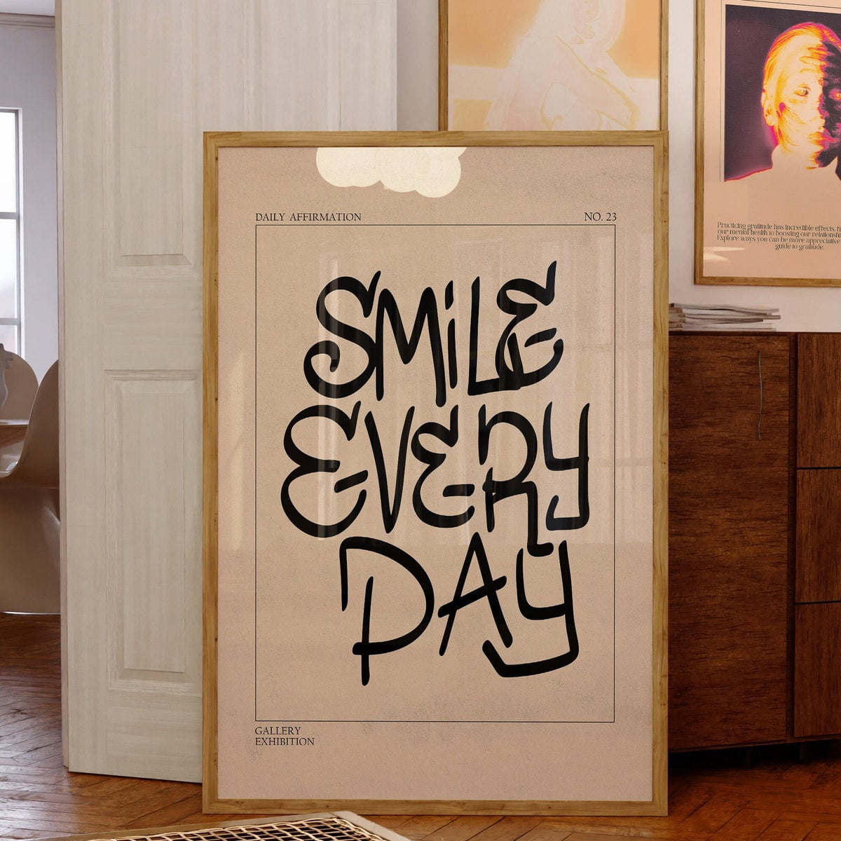 Kna Prints - Smile Everyday, Printable Art, Self Affirmation Poster ...