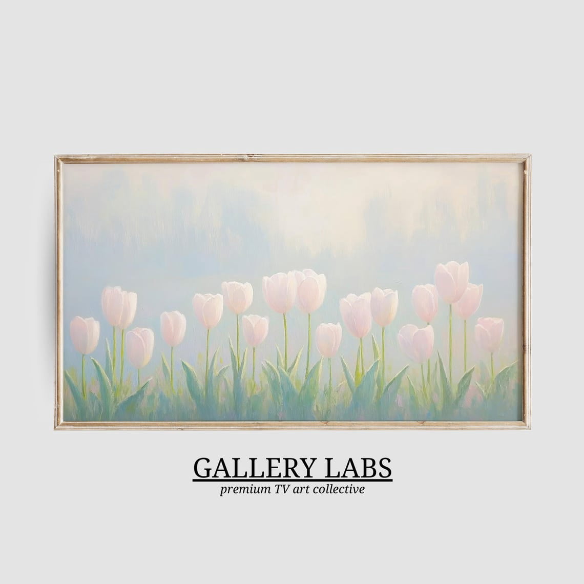Kna Prints - Soft Pink Spring Samsung Frame Tv Art ¢ Vintage Tulip ...