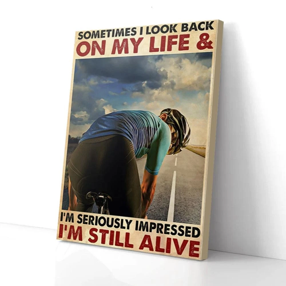 Kna Prints - Sometimes I Look Back On My Life I'M Still Alive Cycle ...