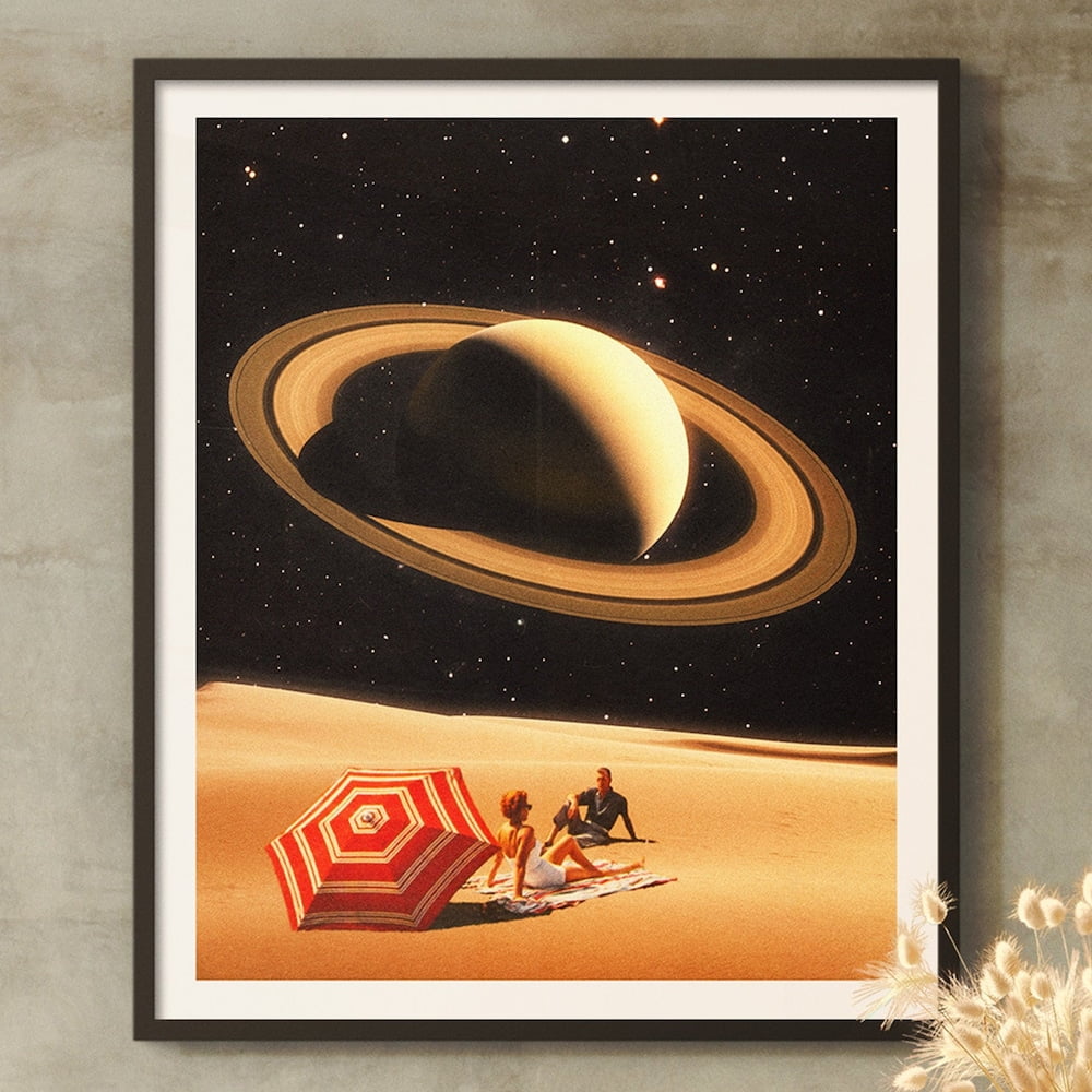 Kna Prints - Space Date, Vintage Collage By Taudalpoi: Cosmic Design ...