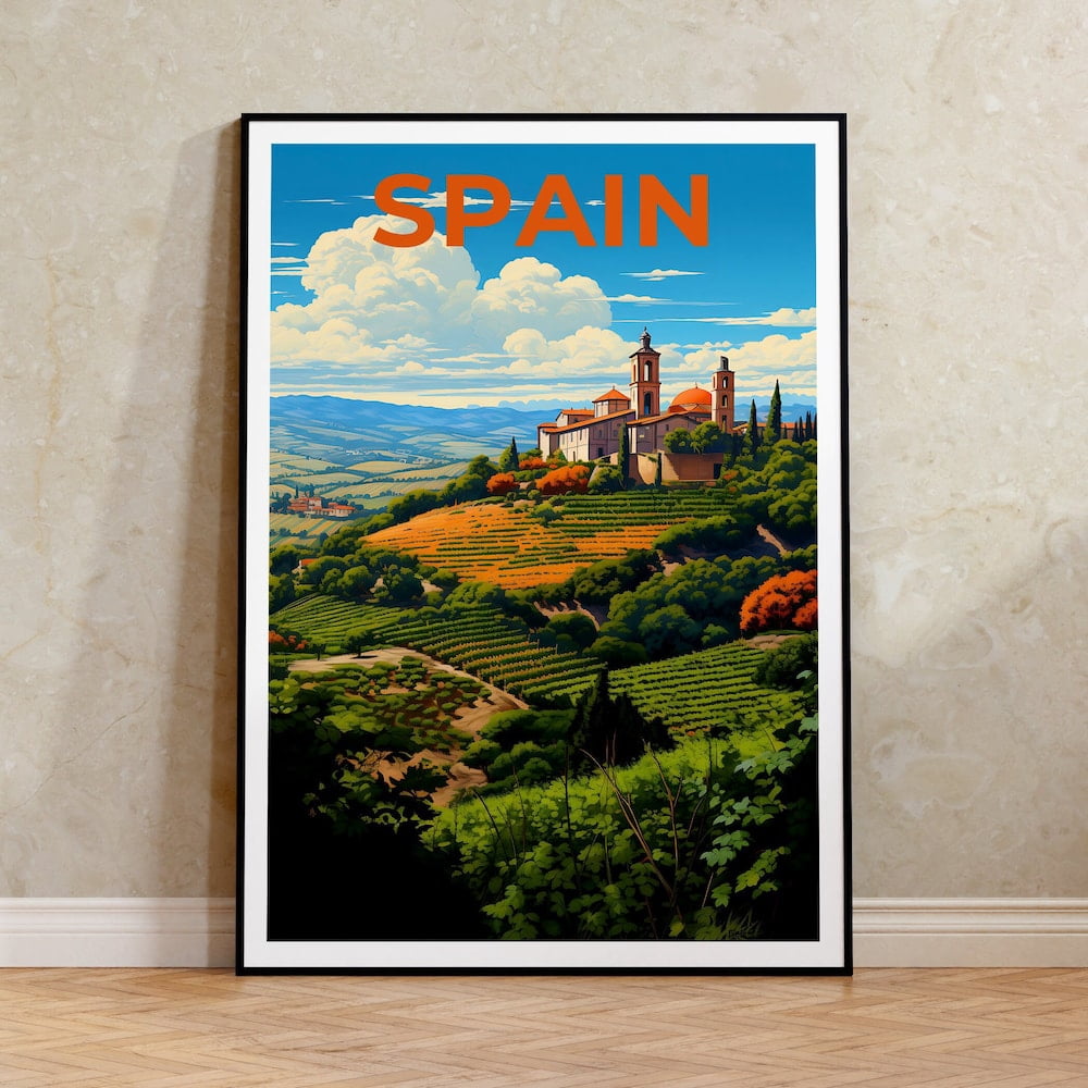 Kna Prints - Spain Travel Poster, Spain Poster, Andalusia Print ...