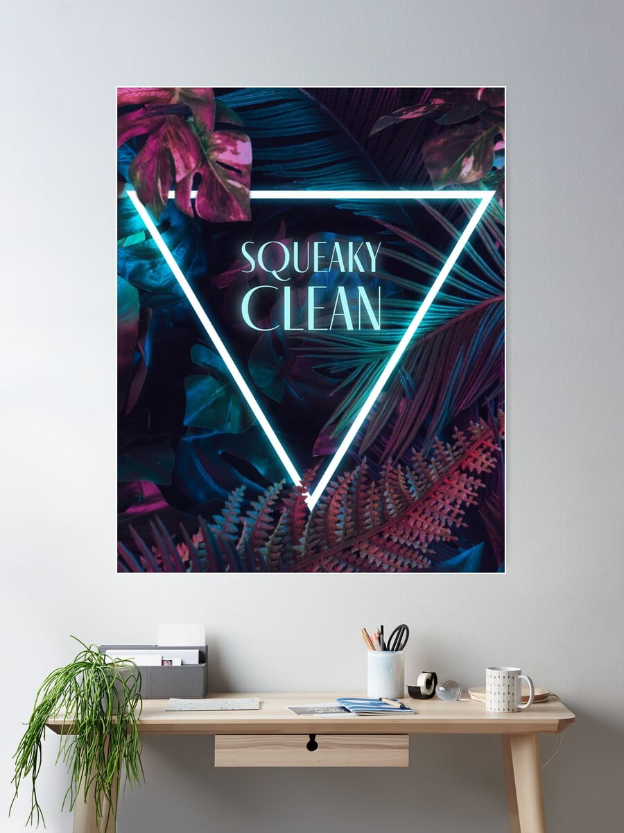 Kna Prints - Squeaky Clean - Bathroom Humor Poster, UNFRAMED-12x18 ...