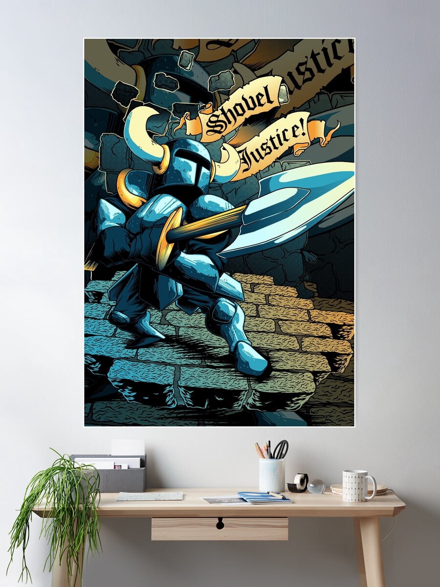 Kna Prints - Steel Thy Shovel! Poster Wall Art, Modern Wall Decor For ...