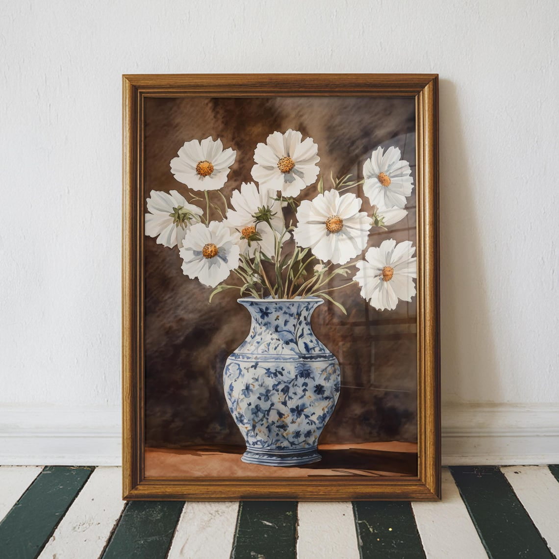 Kna Prints - Still Life Print Floral Poster Chinoiserie Wall Art Flower ...