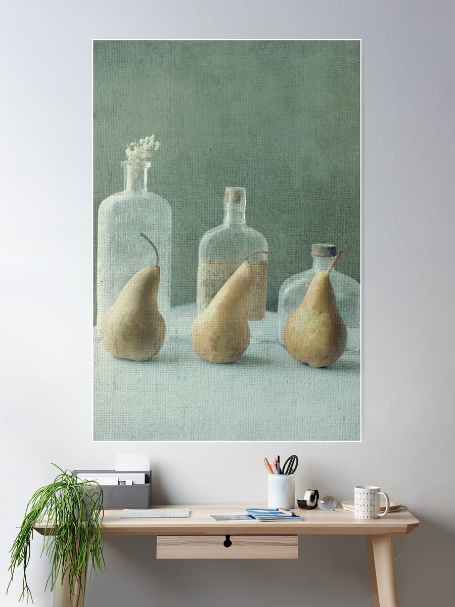 Kna Prints - Still Life Series - Pears Ii Poster, UNFRAMED-8x12 ...