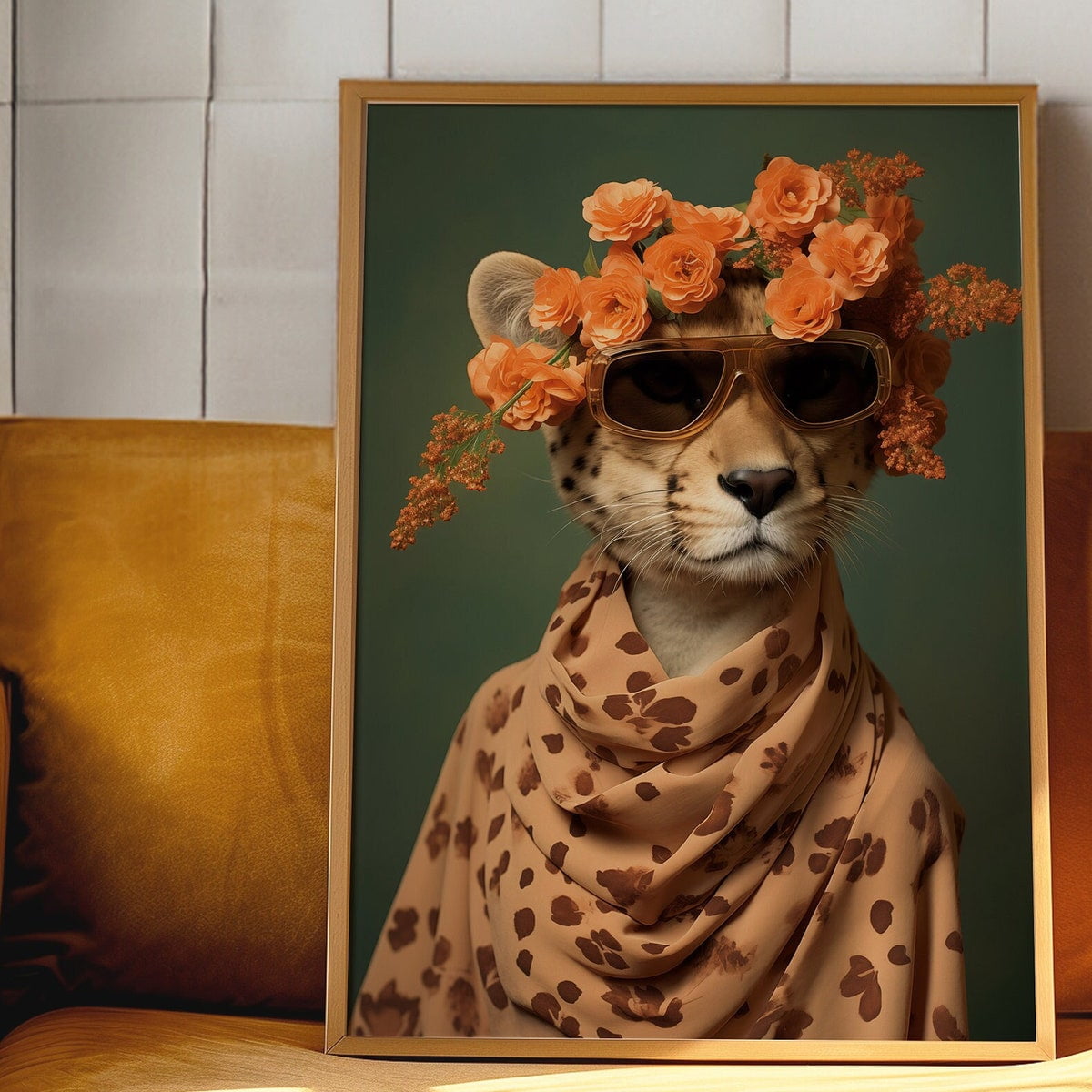 Kna Prints - Style Poster, 70S Retro Print, Tiger Print, Psychedelic ...