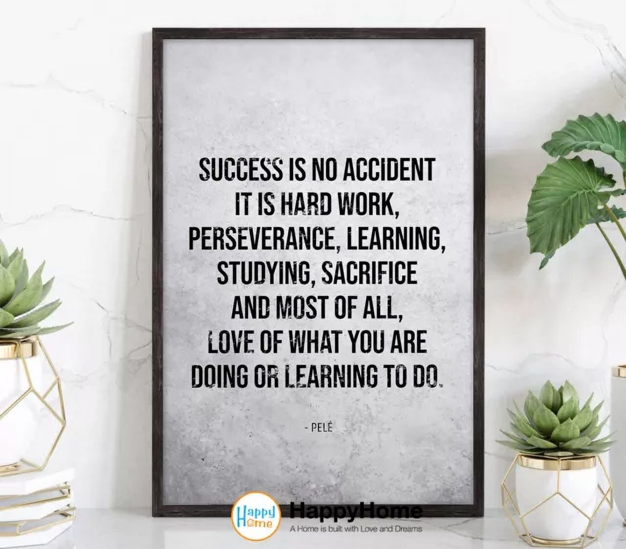 Kna Prints - Success Is No Accident Motivational Inspirational Quotes ...