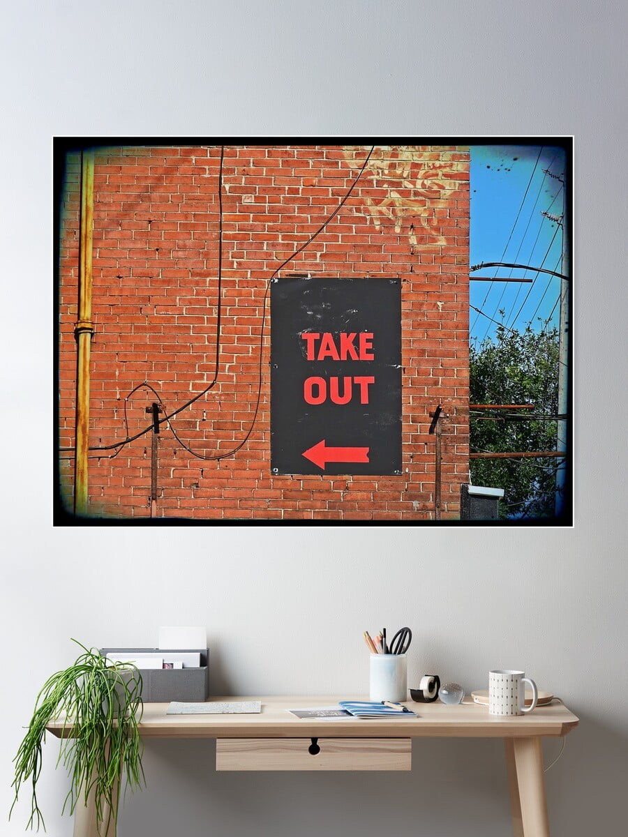 Kna Prints - Take Out Poster , UNFRAMED-16x24 - Walmart.com