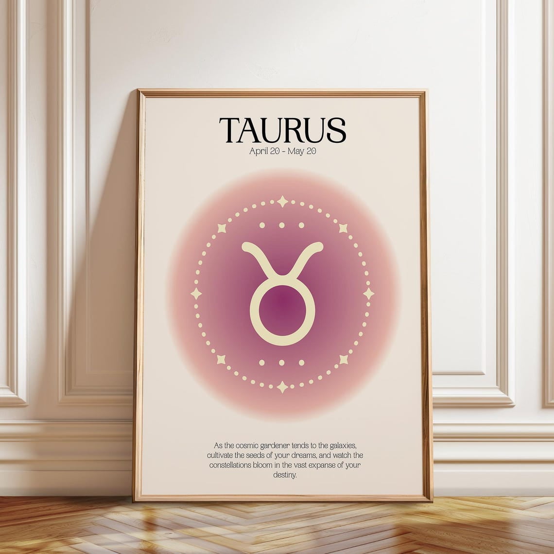 Kna Prints - Taurus Astral Manifestation Poster - Celestial ...