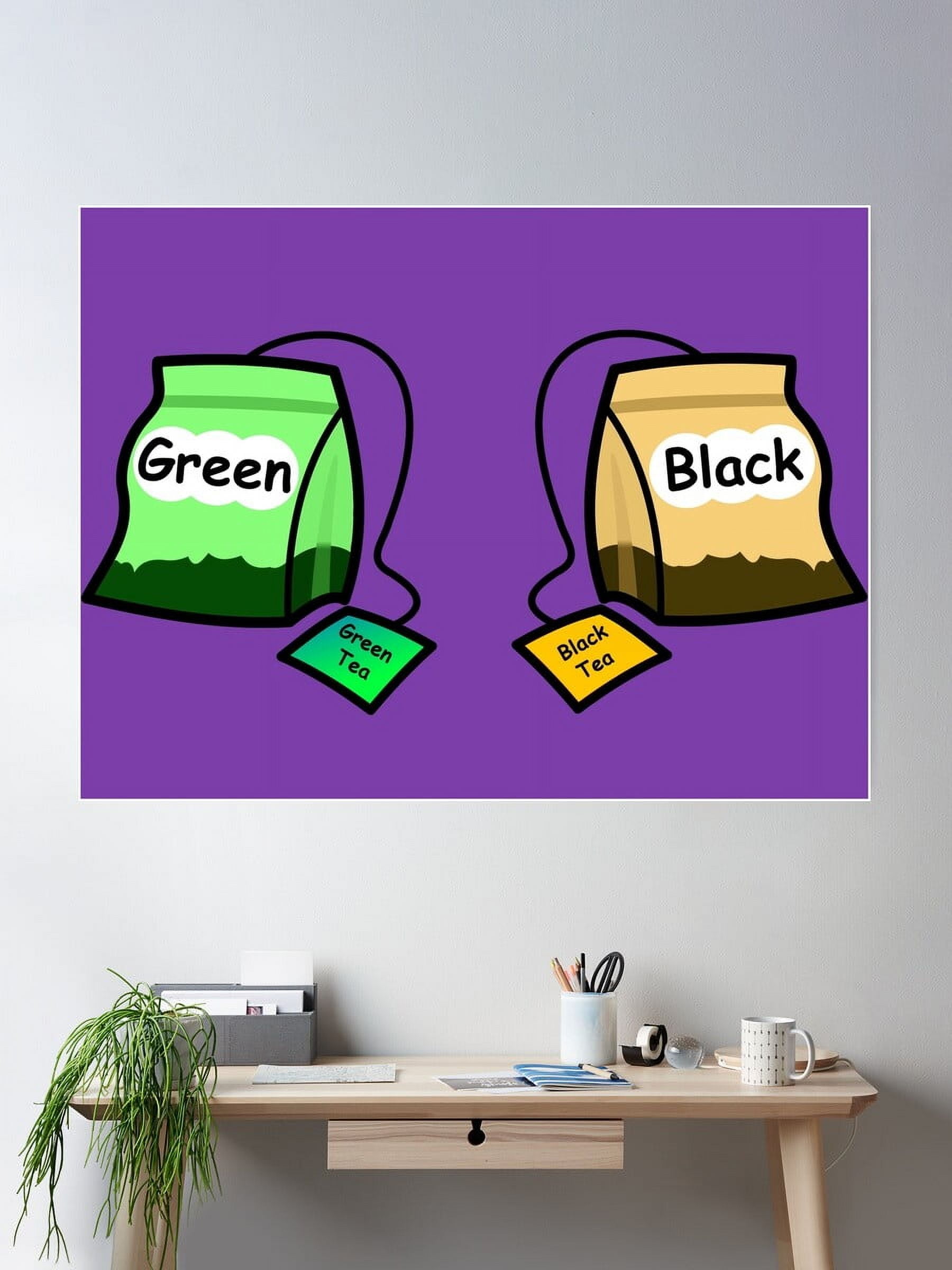 Kna Prints - Tea Caddy Labels Poster , UNFRAMED-12x18 - Walmart.com
