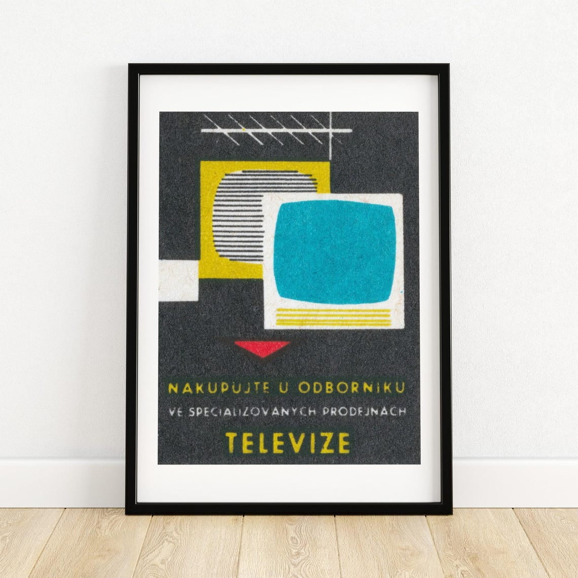 Kna Prints - Television Store - Matchbox Print - Aesthetic Wall Art ...