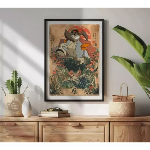 Kna Prints - Terrakion Pokemon Poster, Japanese Mythical Art Style ...