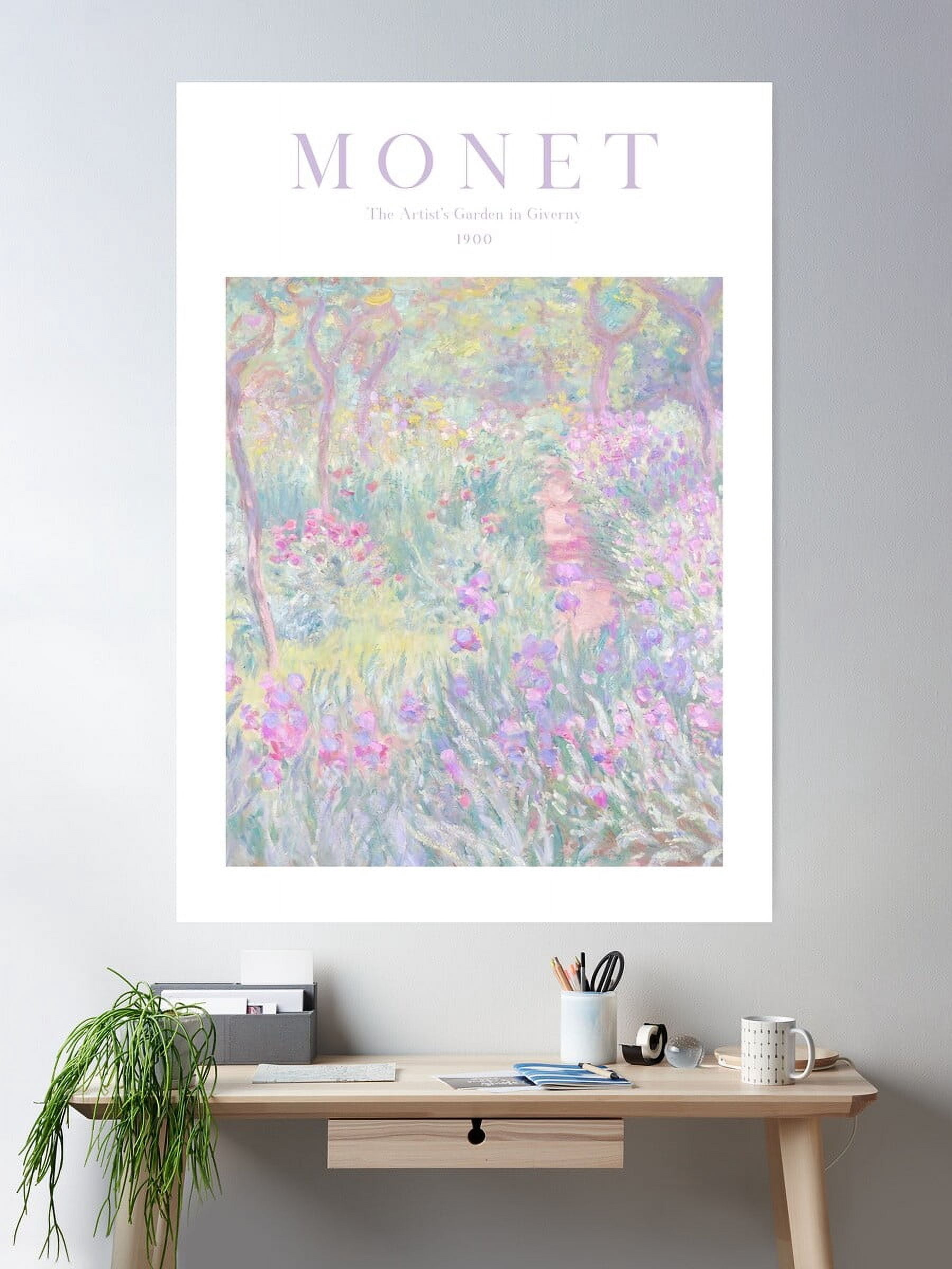 Kna Prints - The Artistã¢Â‚¬Â„¢S Garden In Giverny By Claude Monet ...