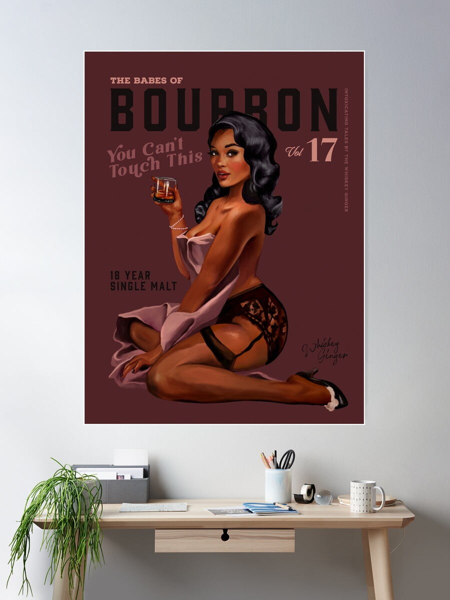 Kna Prints - The Babes Of Bourbon Vol. 17: You Can'T Touch This Poster, UNFRAMED-12x18 - Walmart.com