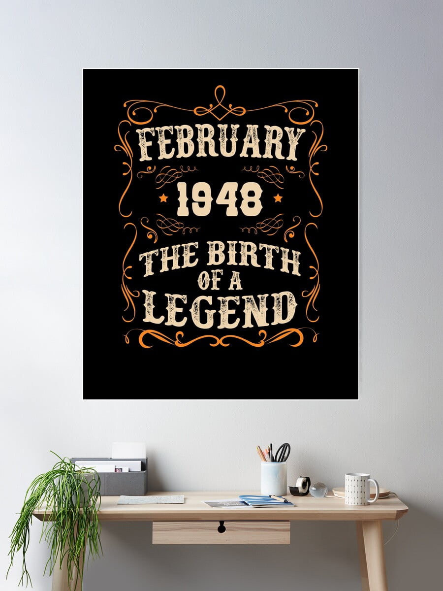 Kna Prints - The Birth Of A Legend - February 1948 Poster, UNFRAMED ...