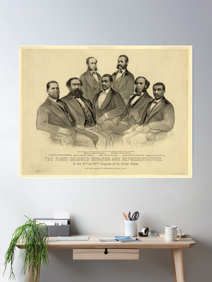 Kna Prints - The First Colored Senator And Representatives Poster ...