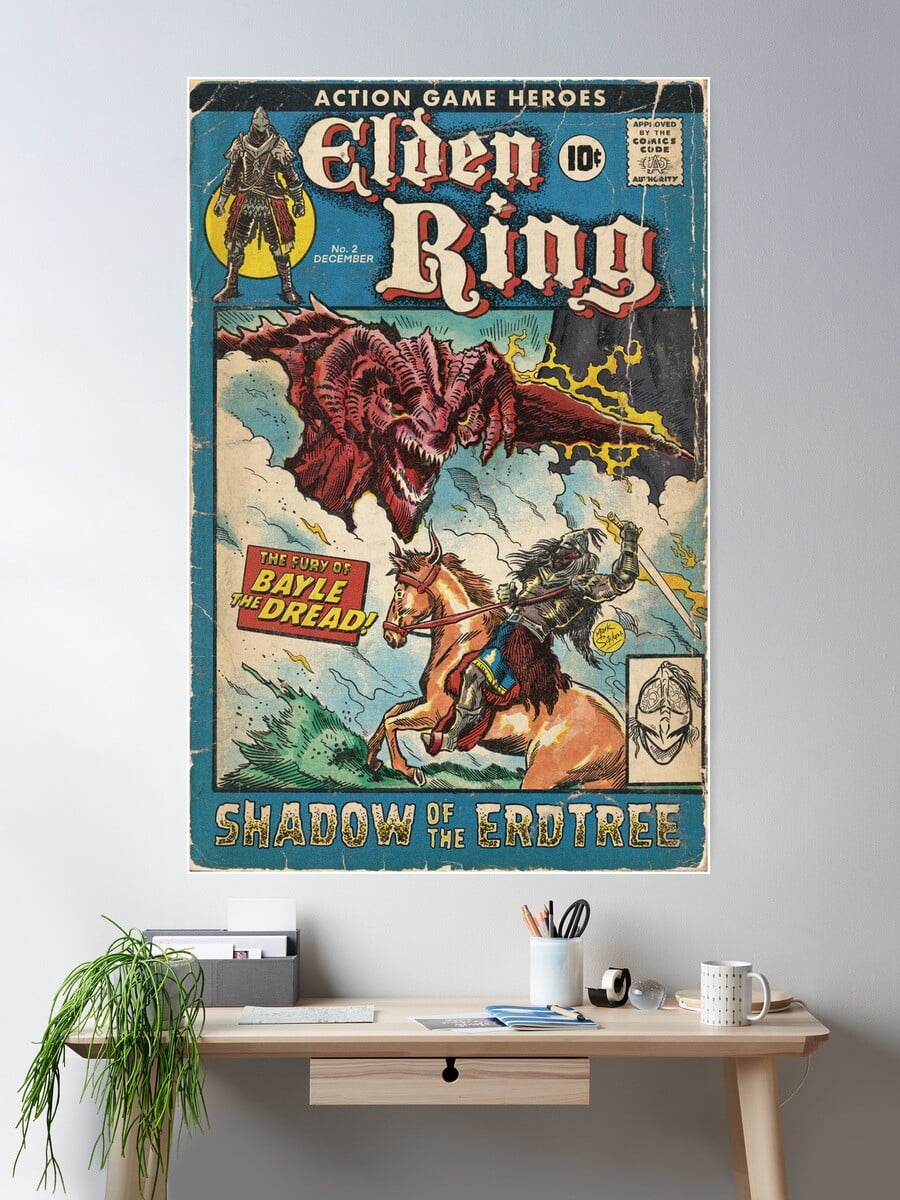 Kna Prints - The Fury Of The Dragon Comic Book Cover Fan Art Poster ...