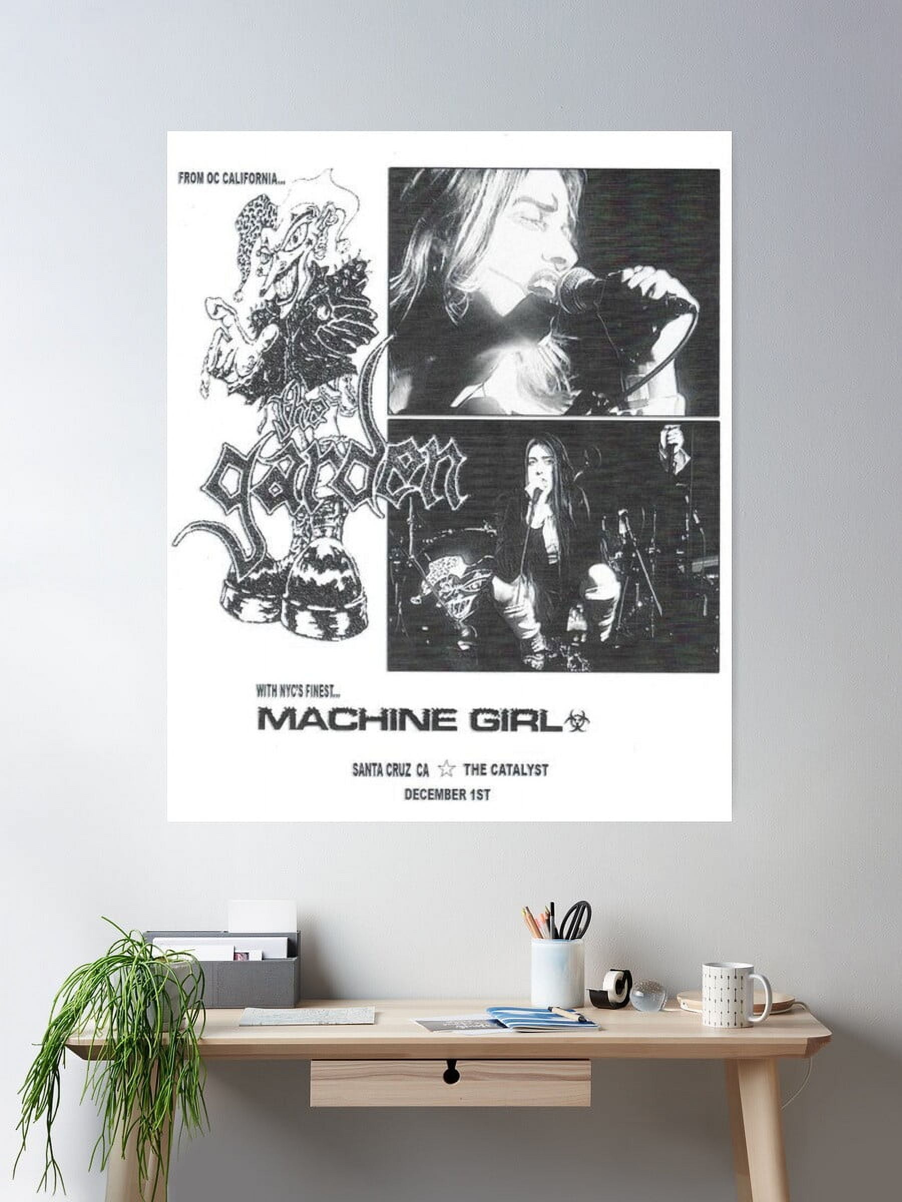 Kna Prints - The Garden Concert Poster With Machine Girl Poster ...