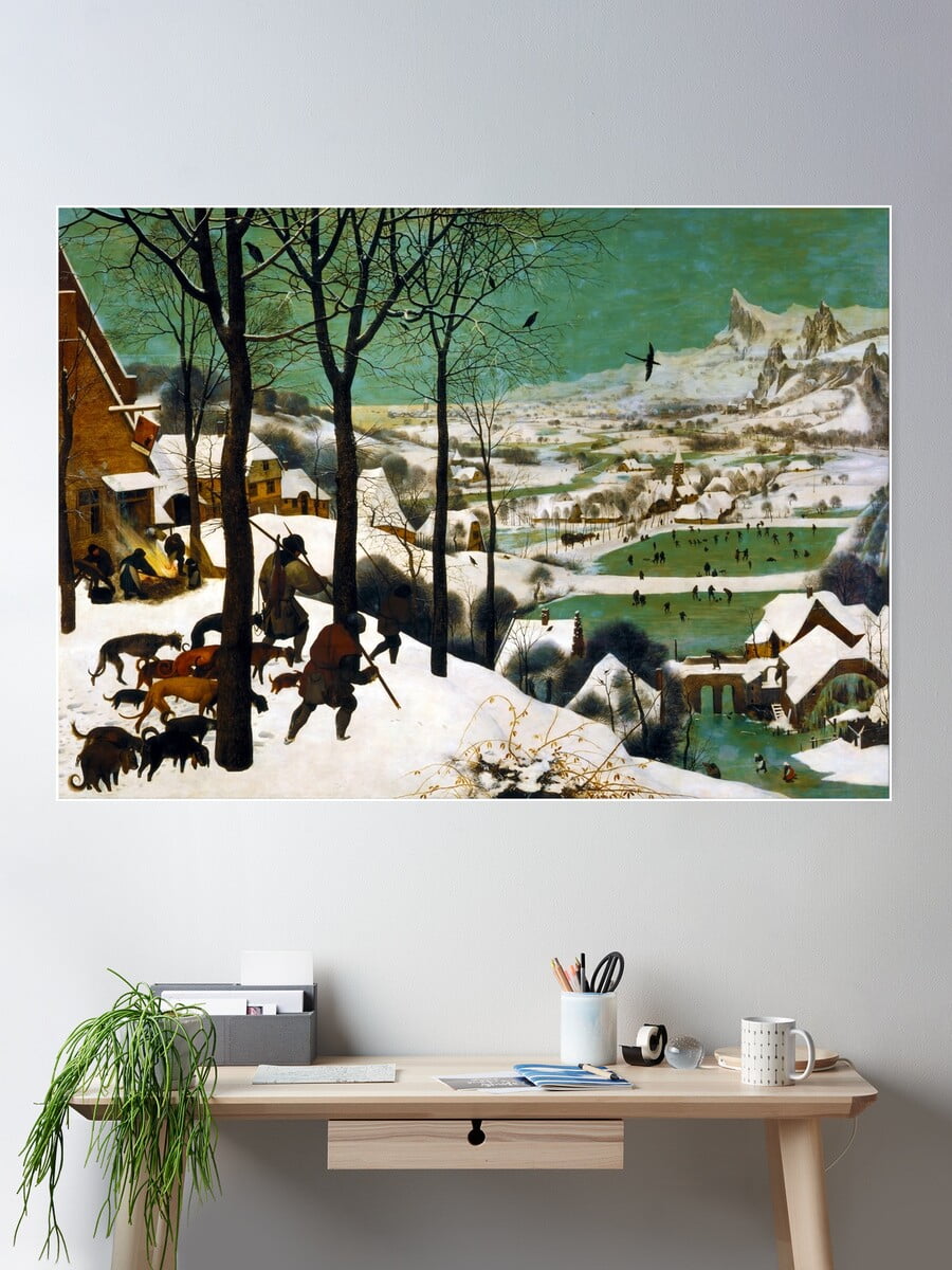 Kna Prints - The Hunters In The Snow (Winter) By Pieter Bruegel The ...