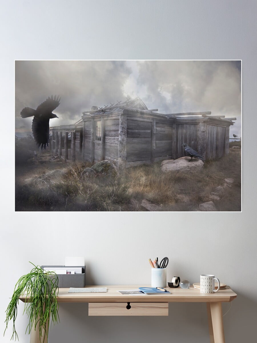 Kna Prints - The Hut Poster , UNFRAMED-12x18 - Walmart.com