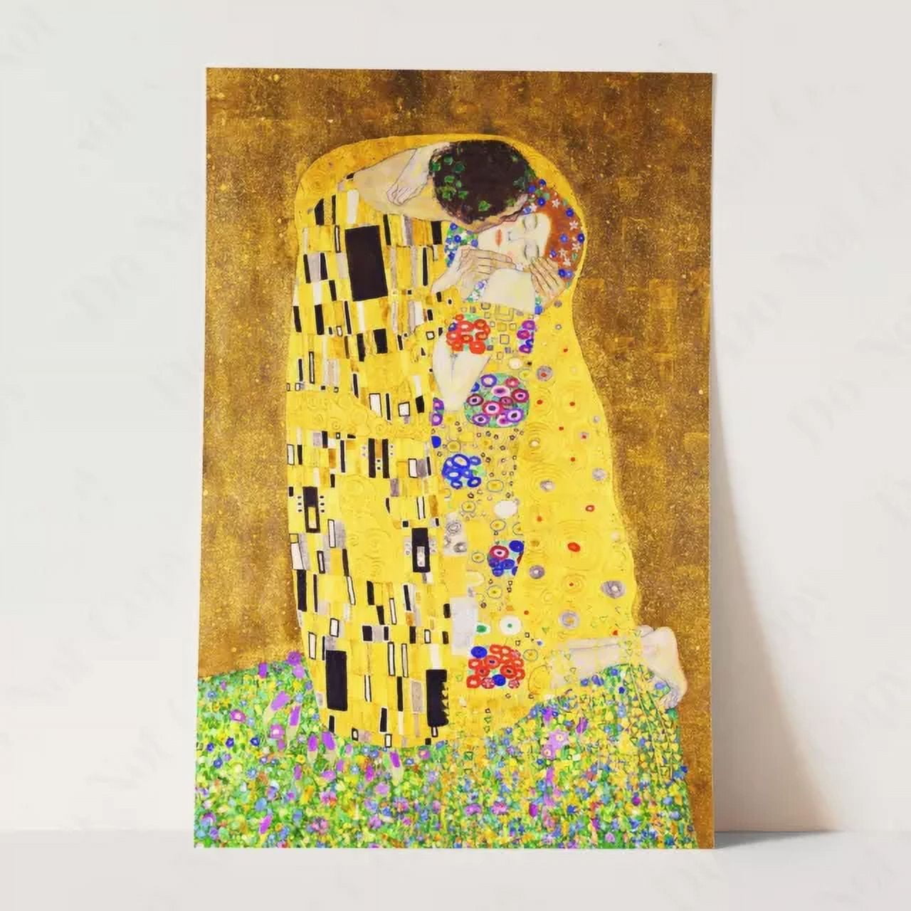Kna Prints - The Kiss By Gustav Klimt Classic Famous Paintings 1800S ...