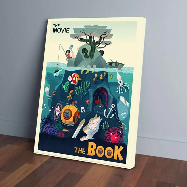 Kna Prints - The Movie The Book Librarian Poster, Prints_8204 Wall Art ...