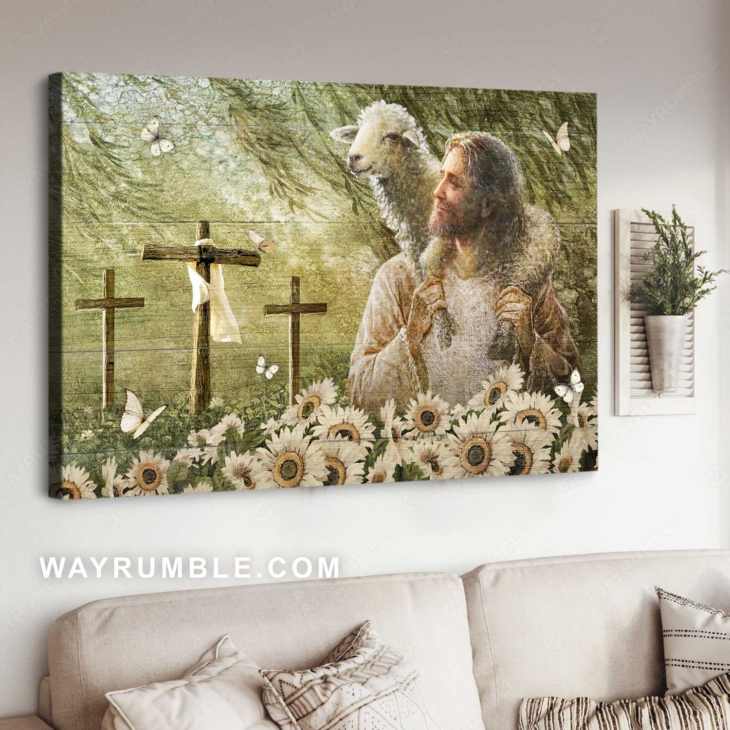 Kna Prints - The Passion Of Jesus, Green Forest, Lamb Of God, Sunflower ...