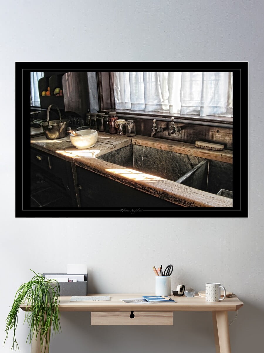 Kna Prints - The Stone Sink Poster, UNFRAMED-24x36 - Walmart.com