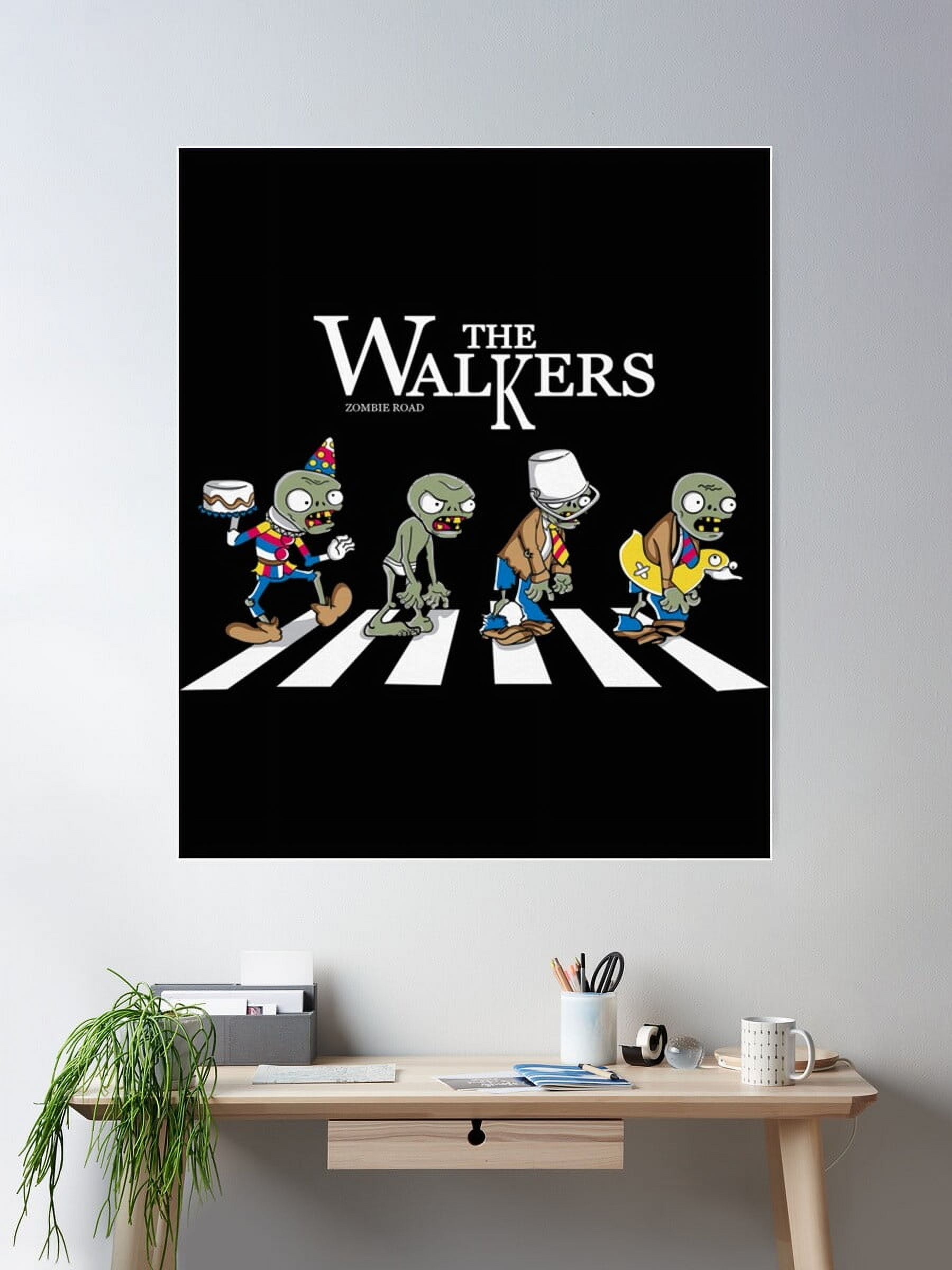 Kna Prints - The Walkers Plants Vs Zombies Poster , UNFRAMED-12x18 ...
