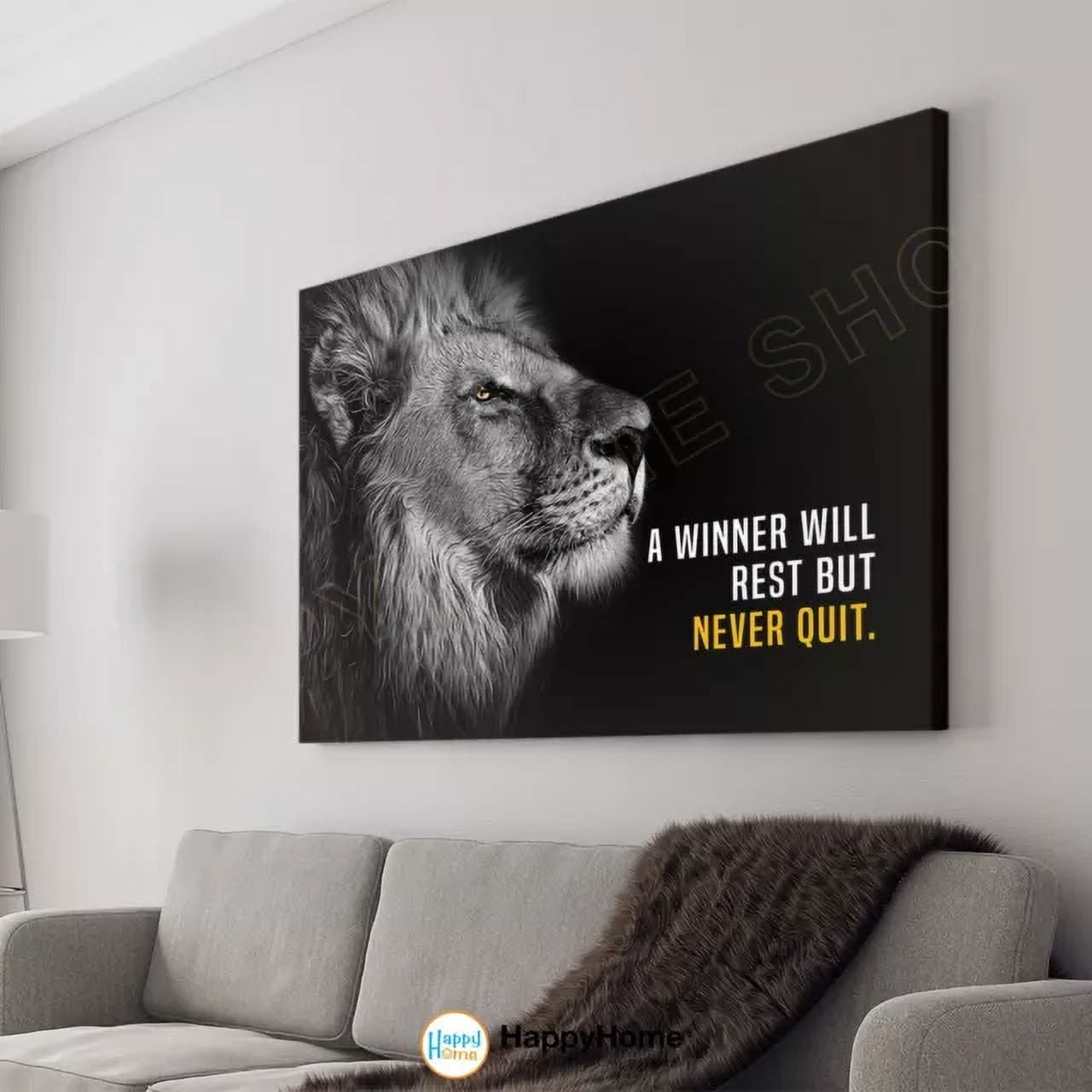 Kna Prints - Tiger Wall Art Rest But Never Quit Motivational Quote Inspirational Art - Kir 549 ...