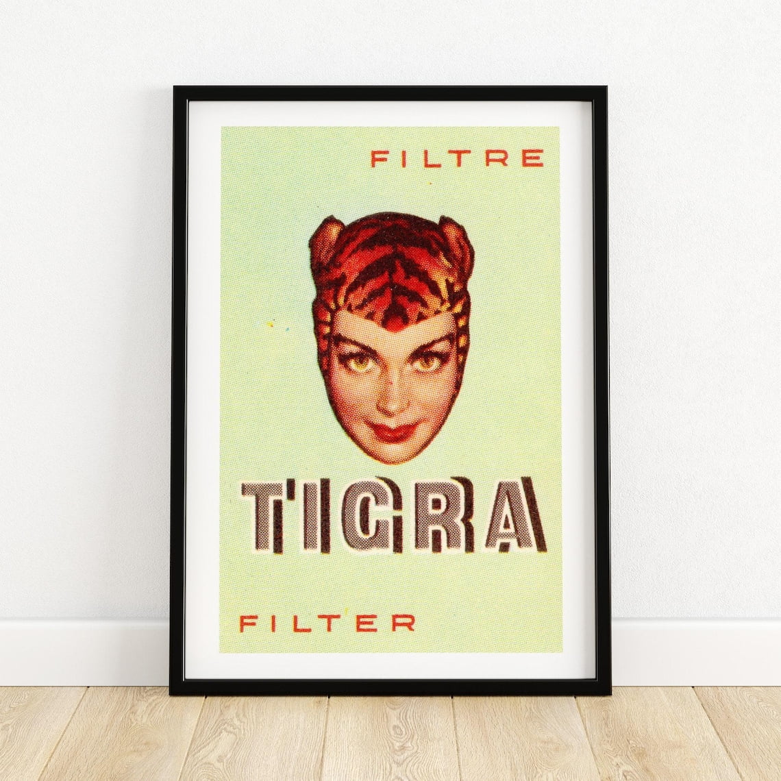 Kna Prints - Tigra Filter Art Print Mid-Century Modern Decor Vintage ...