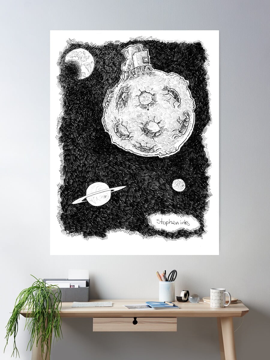 Kna Prints - Too Much Space (Pt.3 Poster, UNFRAMED-12x18 - Walmart.com