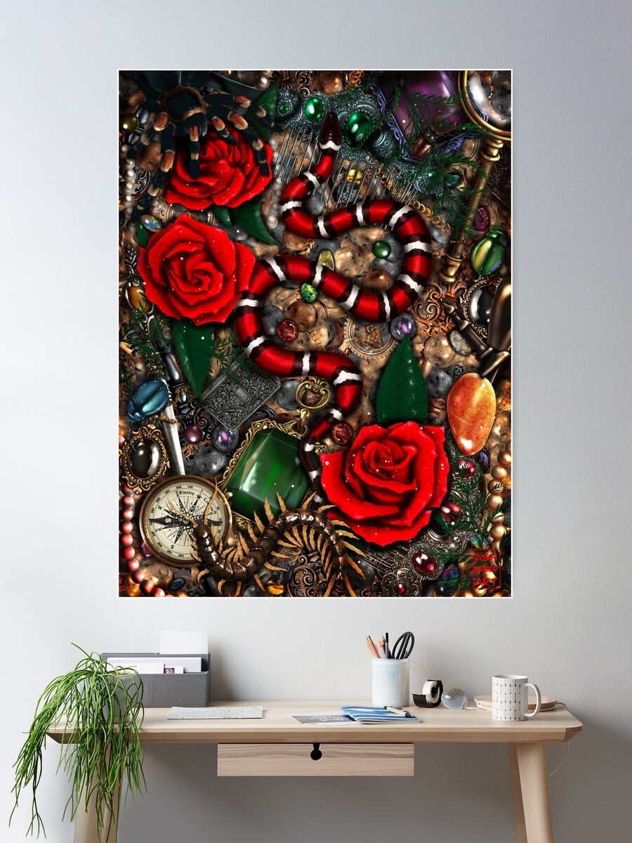 Kna Prints - Treasure Trove Poster, UNFRAMED-24x36 - Walmart.com