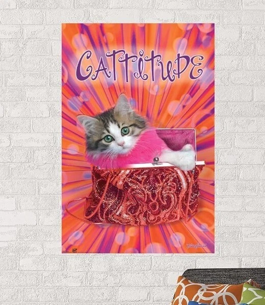 Kna Prints - Trends International Keith Kimberlin - Cattitude Wall ...