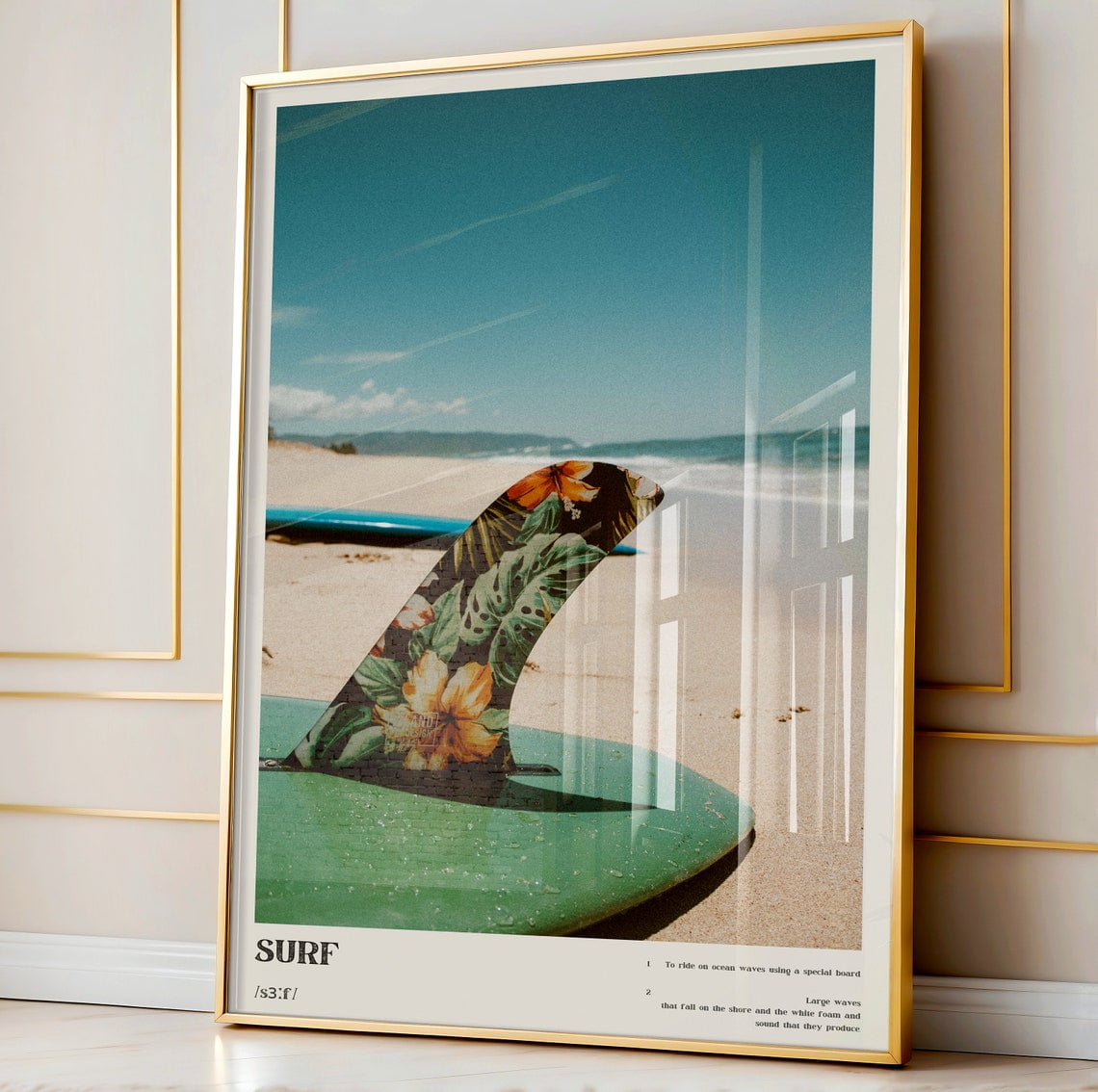 Kna Prints - Trendy Surf Wall Art, Photography Definition Print, Chic ...