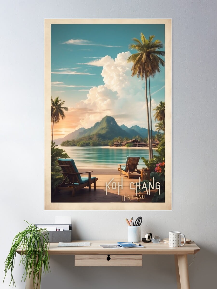 Kna Prints - Tropical Paradise Rediscovered: Vintage Travel Poster Of ...